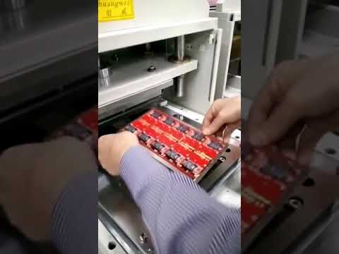 PCB Punching Machine with Die - YouTube