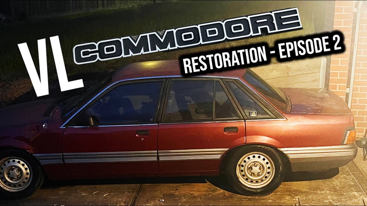 VL Commodore SL Restoration - Part 2 cleaning and working on engine bay ...