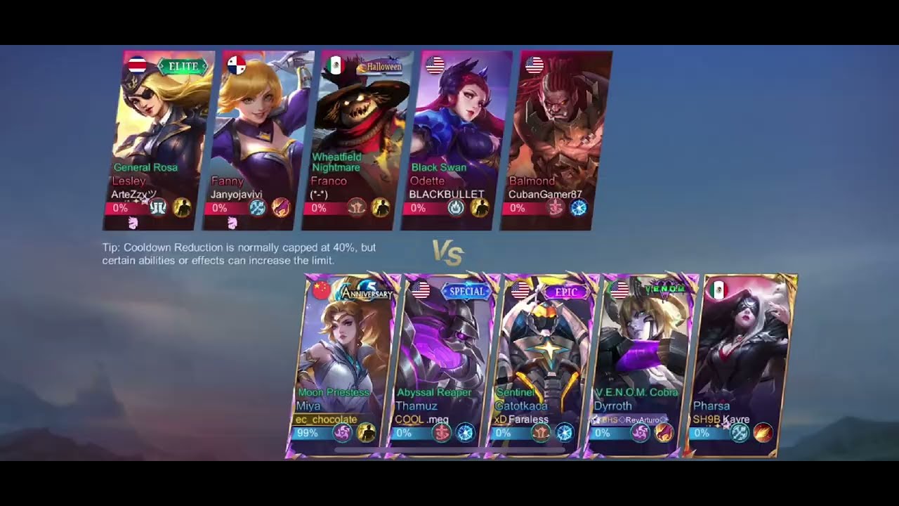 Miya Legendary! KDA: 18/0/5 ec_chocolate Mobile Legends: Bang Bang ...