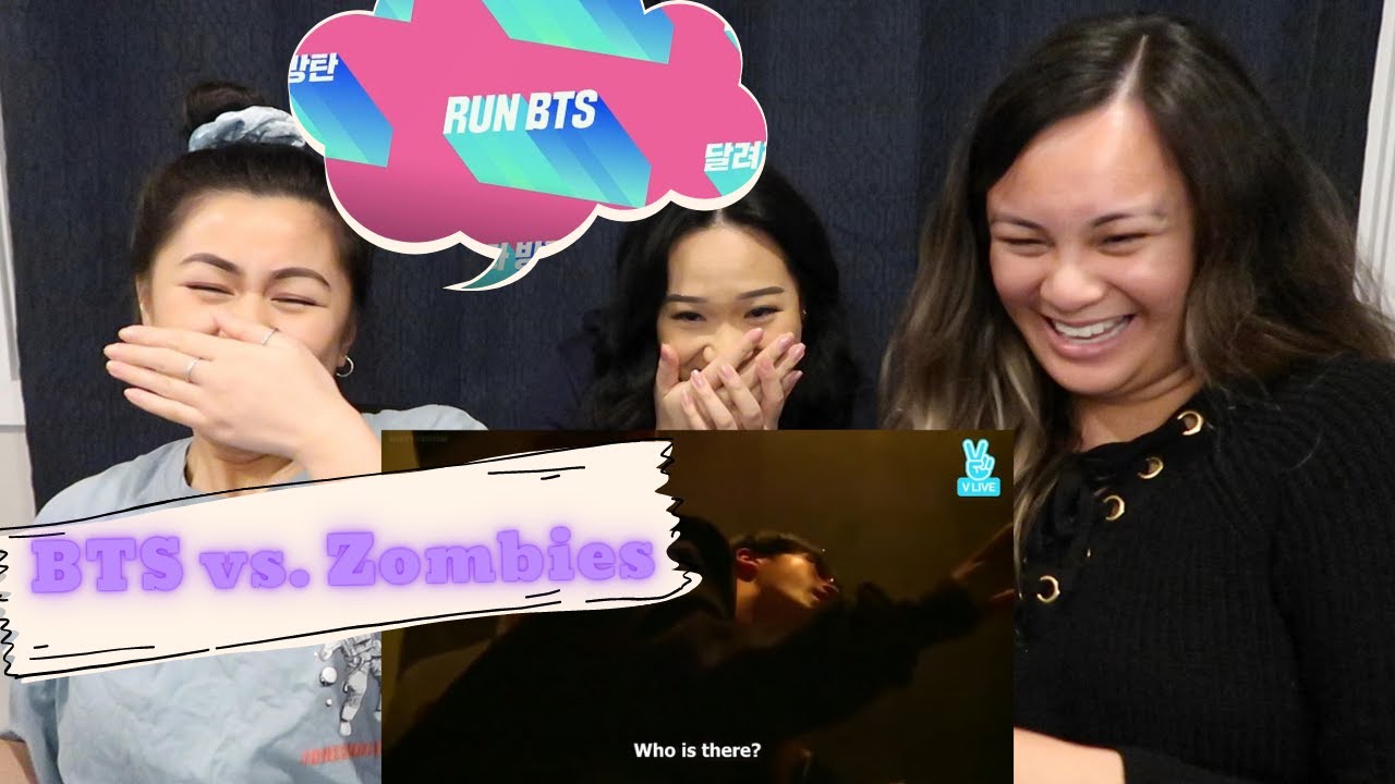 Reacting to the best moments of Run BTS Epi. 24: BTS vs. Zombies. Suga ...