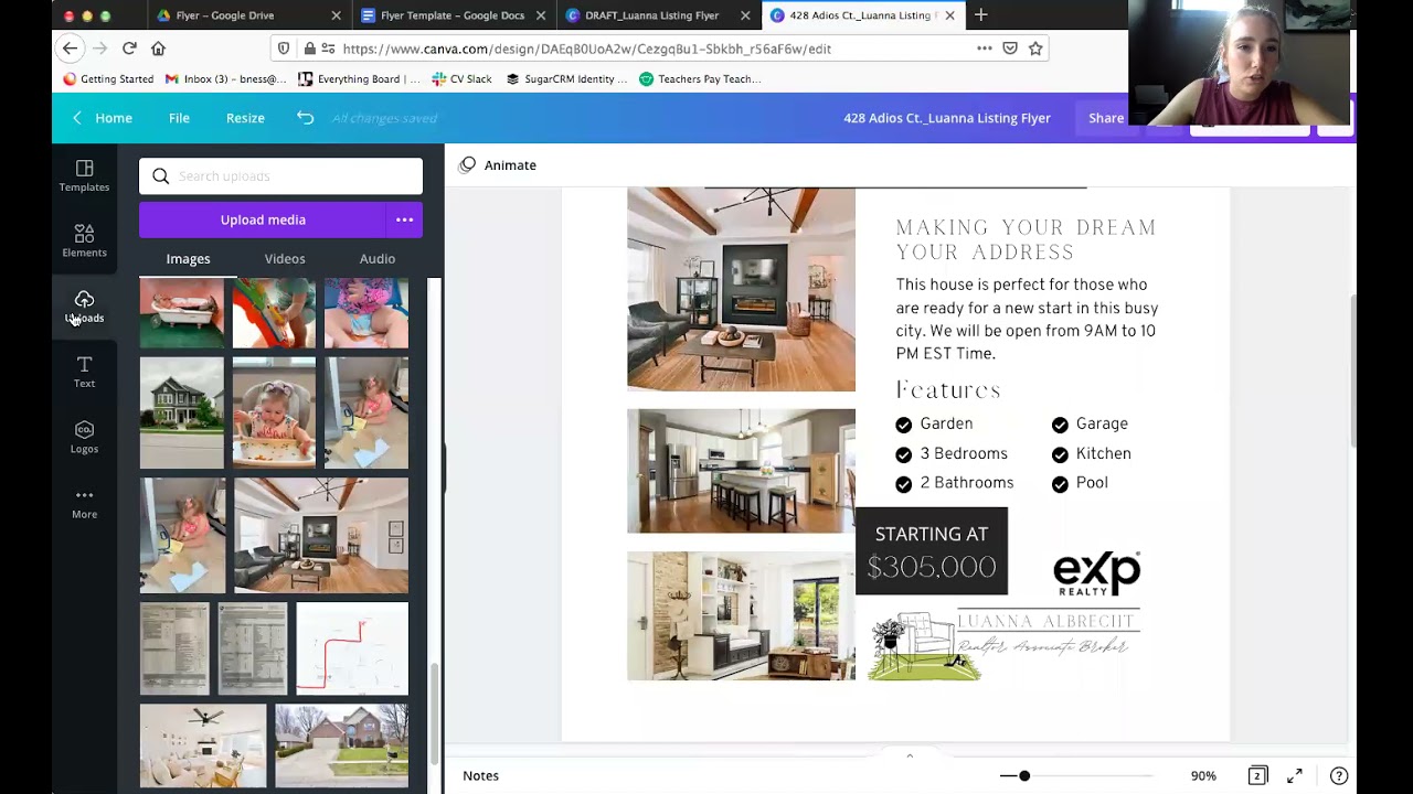 How To: Edit Canva Flyer - YouTube