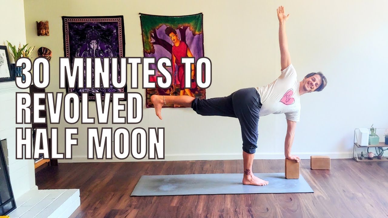 Revolved Half Moon Pose