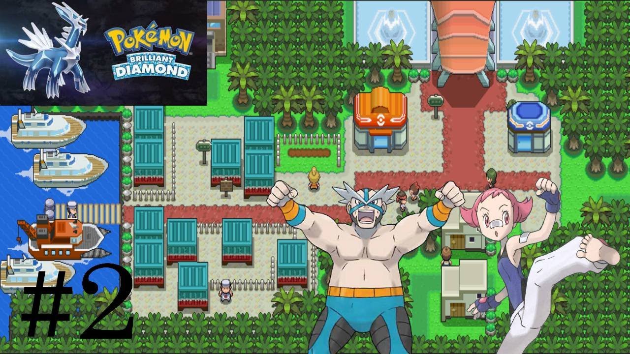Pokémon Brilliant Diamond Live Fight area and gym battle POSTGAME #2 ...