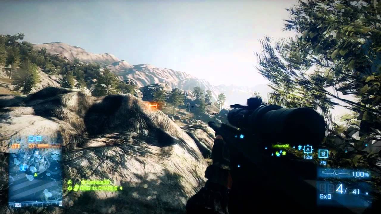 Battlefield 3 - M98B Gameplay - YouTube