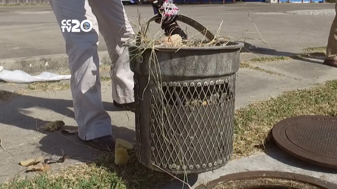 Storm Water Department showcases Inlet Basket Program - YouTube