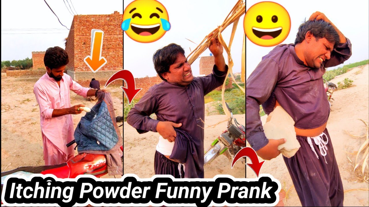 Itching Powder 😂 Prank Funny Video Nov 18 2023 | Real Itching Powder ...