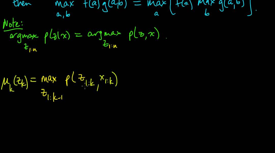 (ML 14.11) Viterbi algorithm (part 1) - YouTube