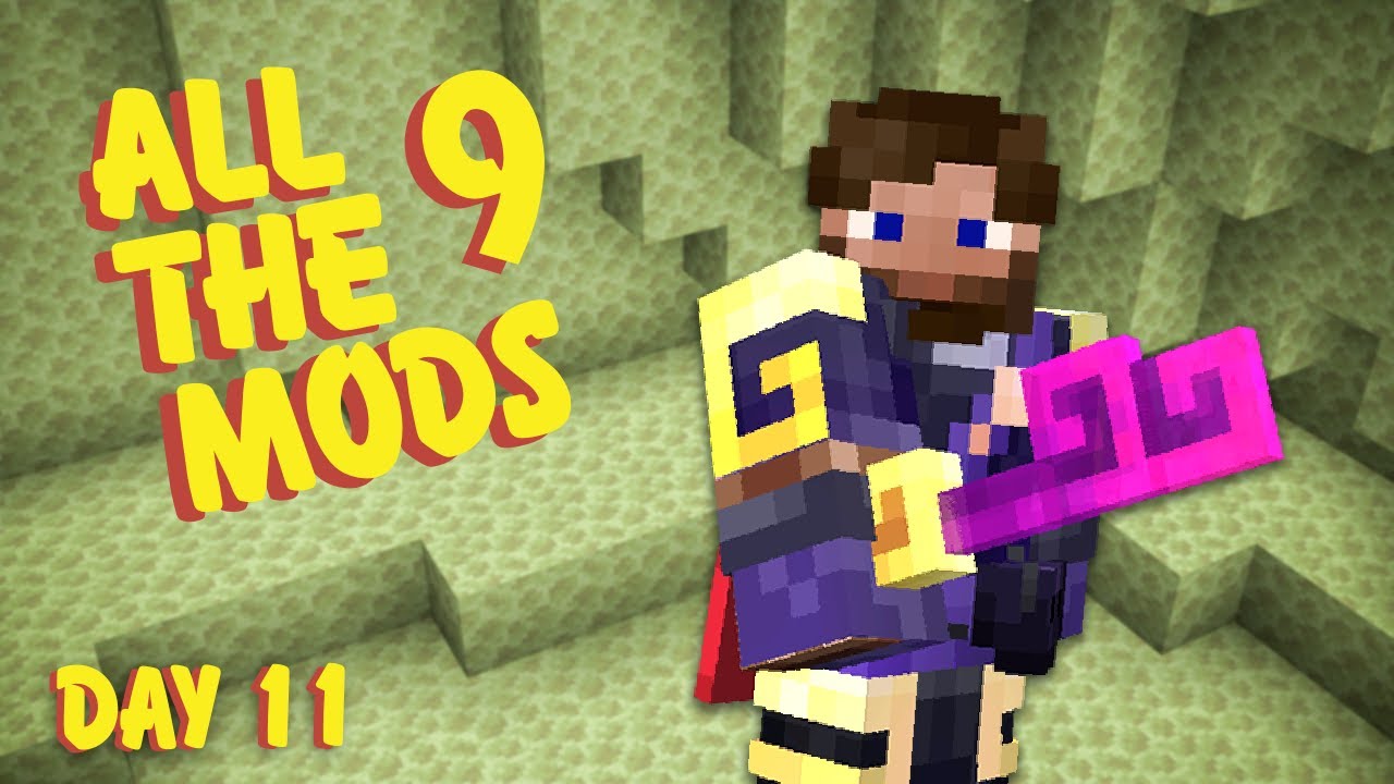 All The Mod 9 Stream | Day 11 | Powerful Sord from Ars Nouveau - YouTube