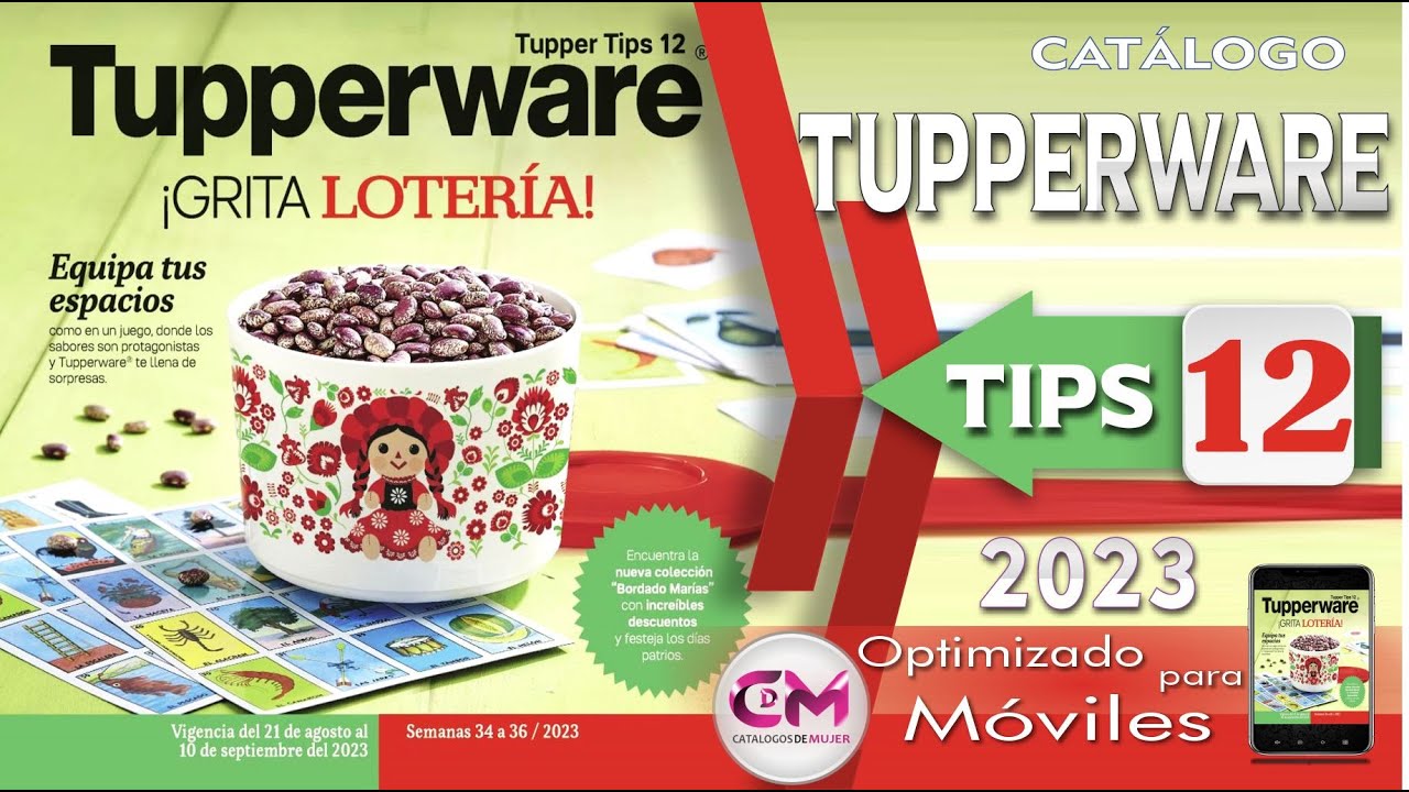 TUPPERWARE TIPS 12 2023 TUPPERWARE CATALOGO NUEVO - YouTube