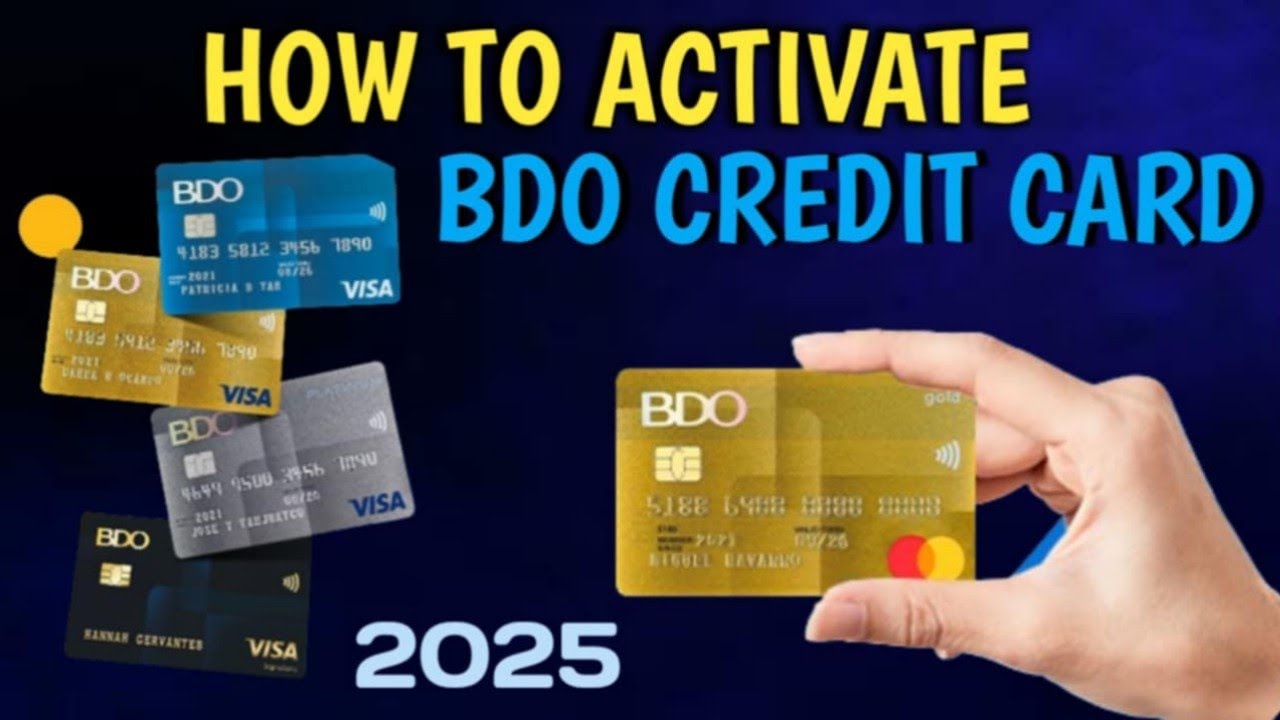 BDO CREDIT CARD ACTIVATION 2025 | HOW TO ACTIVATE BDO CREDIT CARD 2025 ...