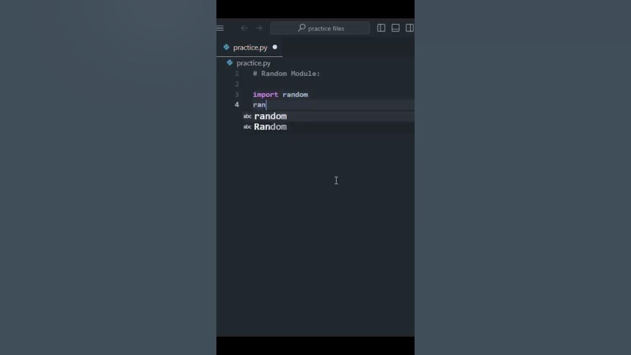 Random Module Python Pythonprogramming Code Coding Learnpython Pythonforbeginners Youtube 1063