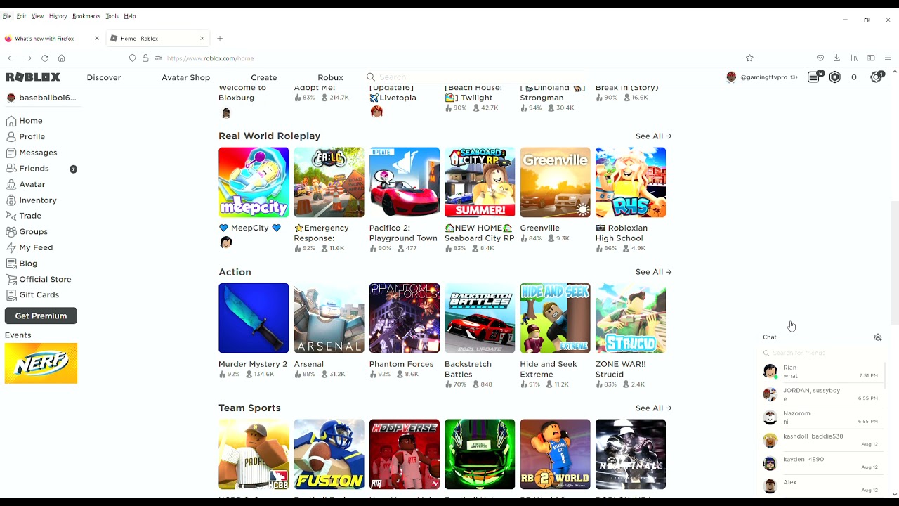 1 Home Roblox — Mozilla Firefox 2021 08 17 19 51 11 - YouTube