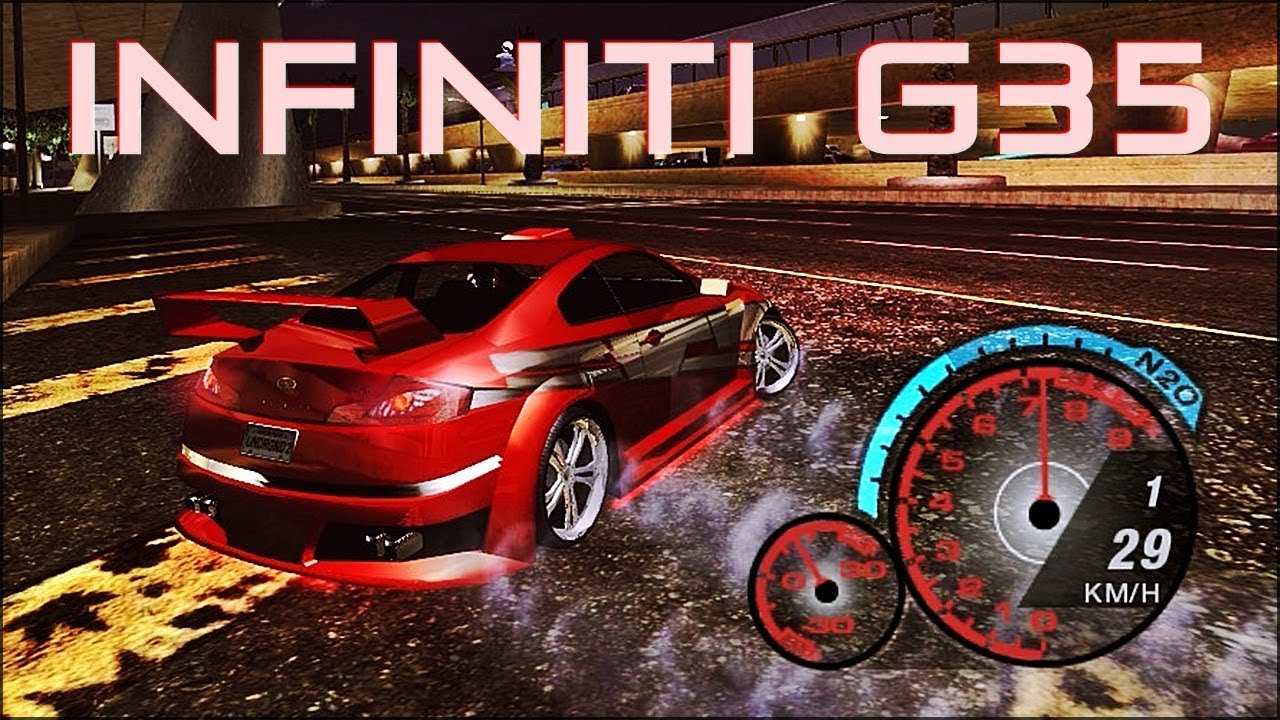 INFINITI G35 | Engine Sound after upgrades in NFS Underground 2 - YouTube