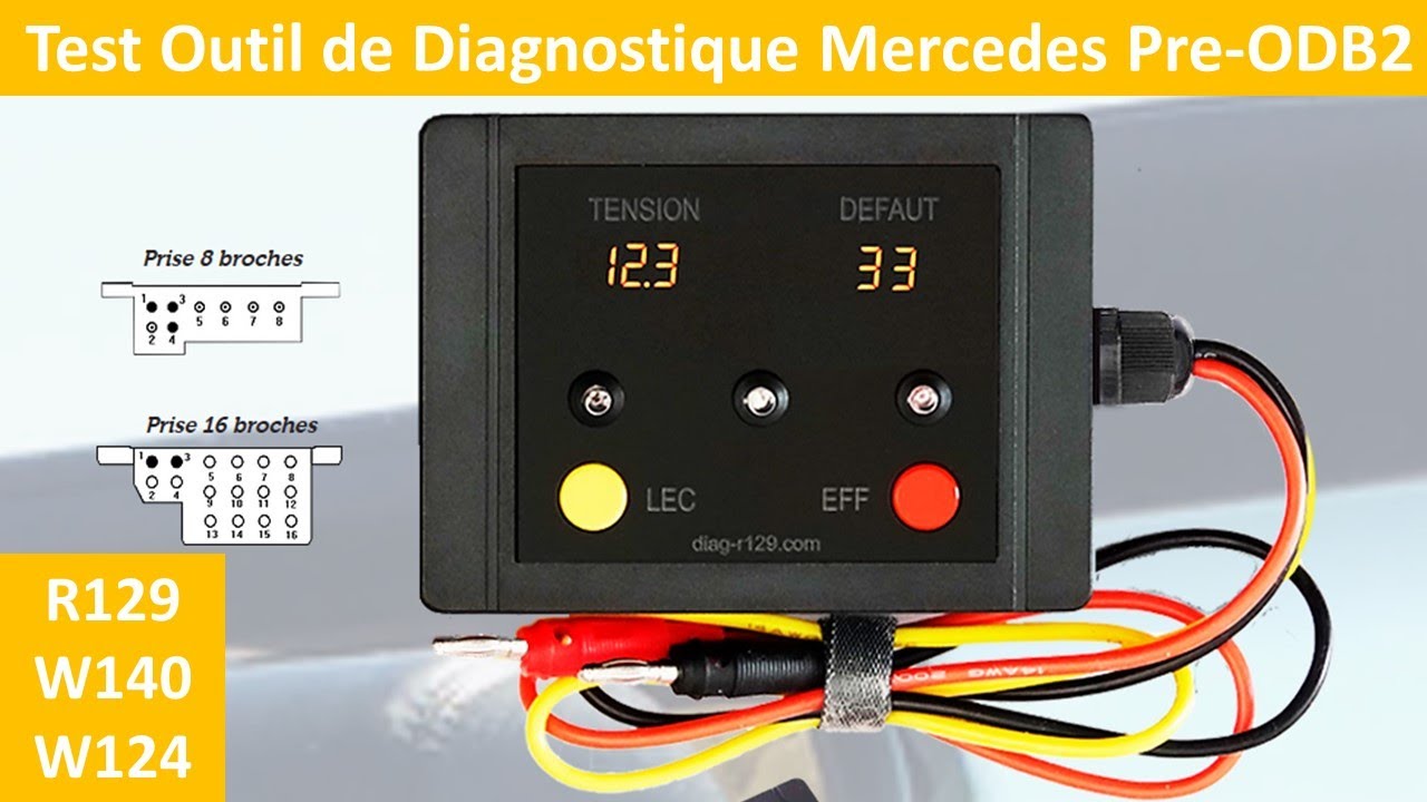 Essai de l'outil de diagnostic Mercedes Pre-ODB2 - YouTube