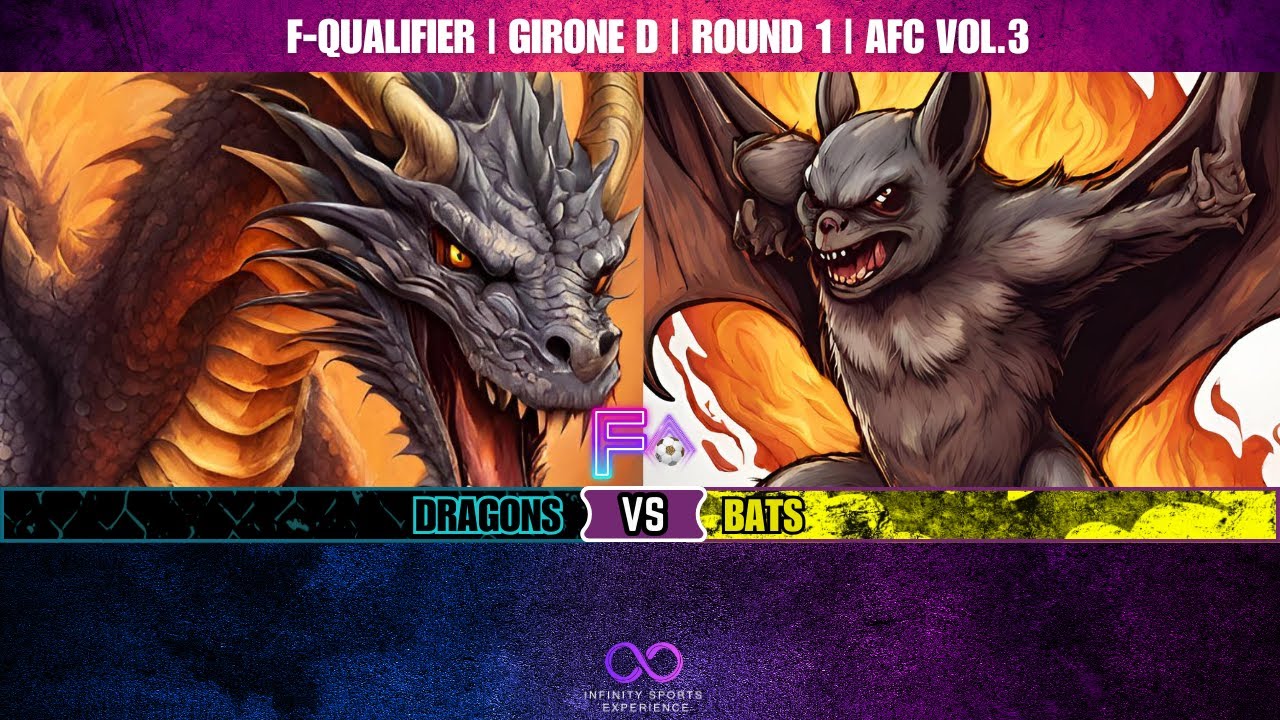 DRAGONS VS BATS | INFINITY AFC VOL. 3 | LEGA FRIENDLY - YouTube