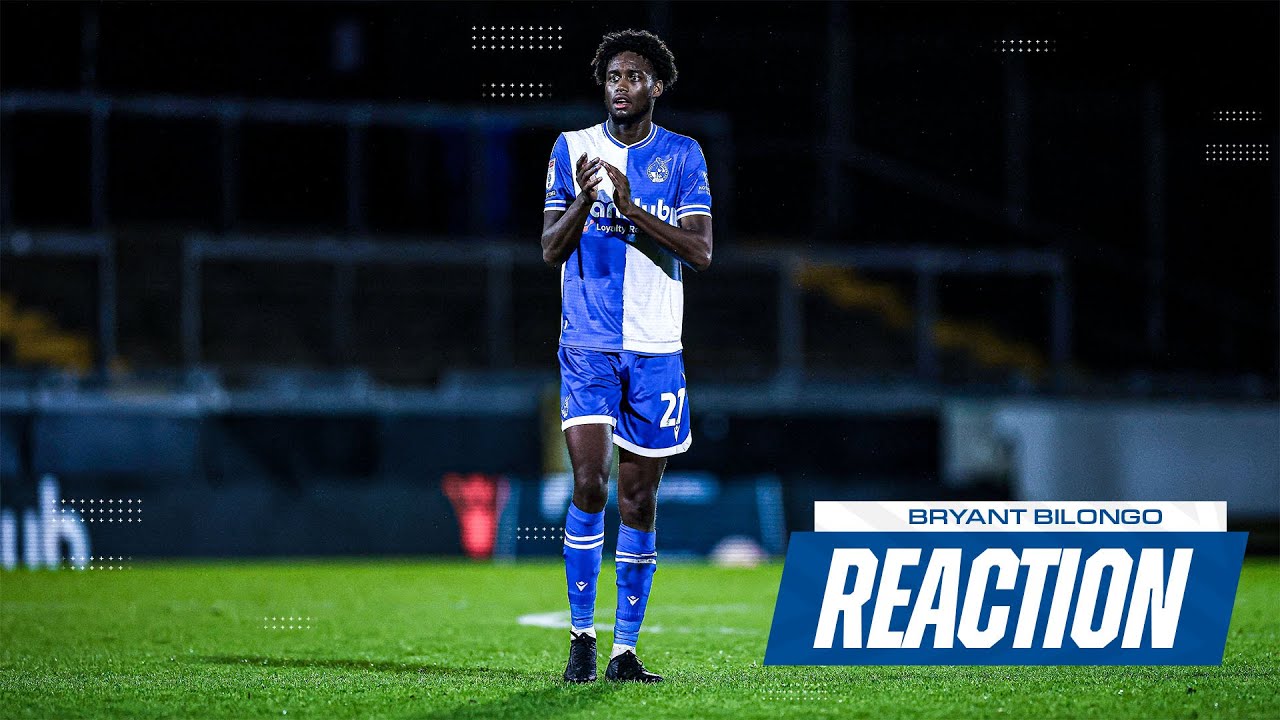 Player Reaction | Bryant Bilongo on Crawley draw and return to the ...