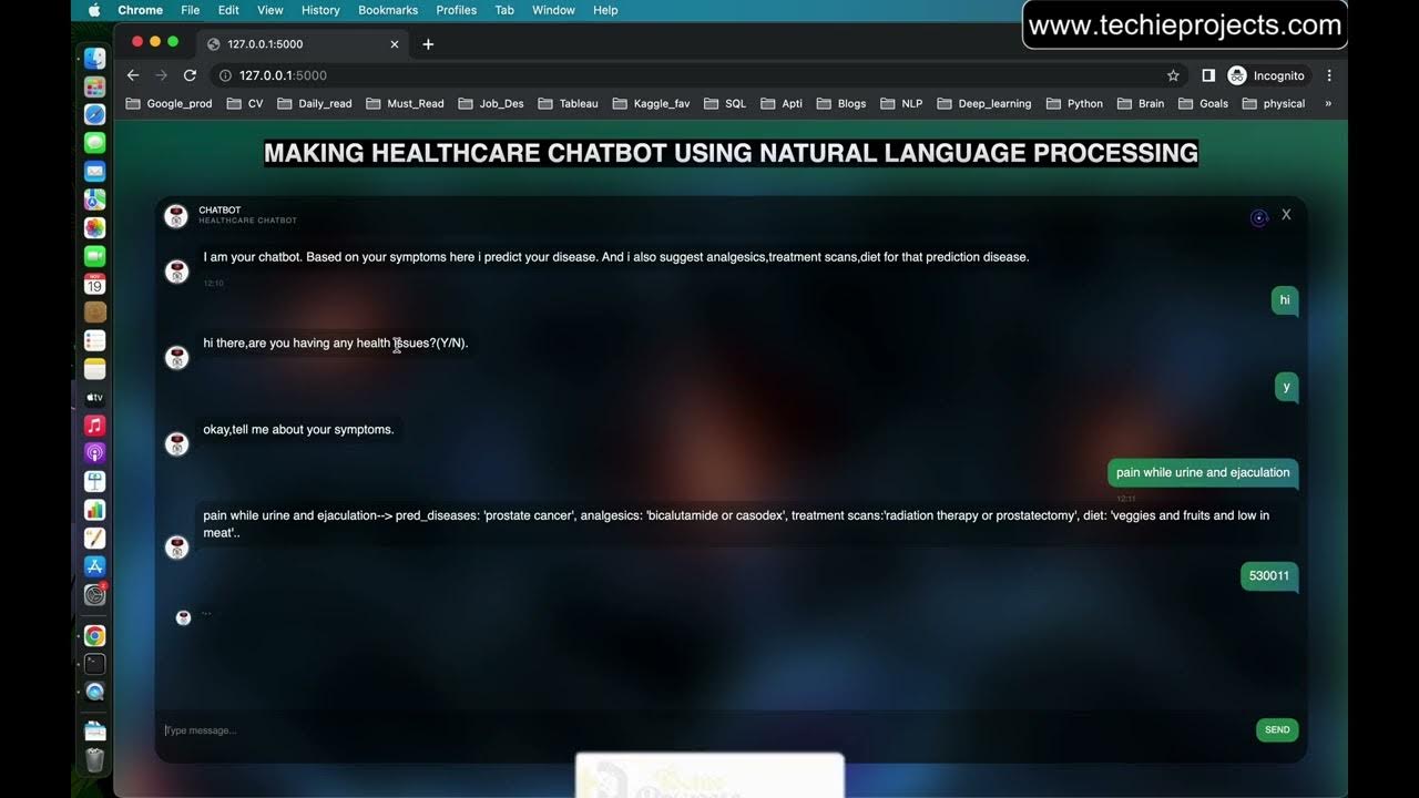 Health Care Chatbot Project with Source Code | Artificial Intelligence Projects - YouTube