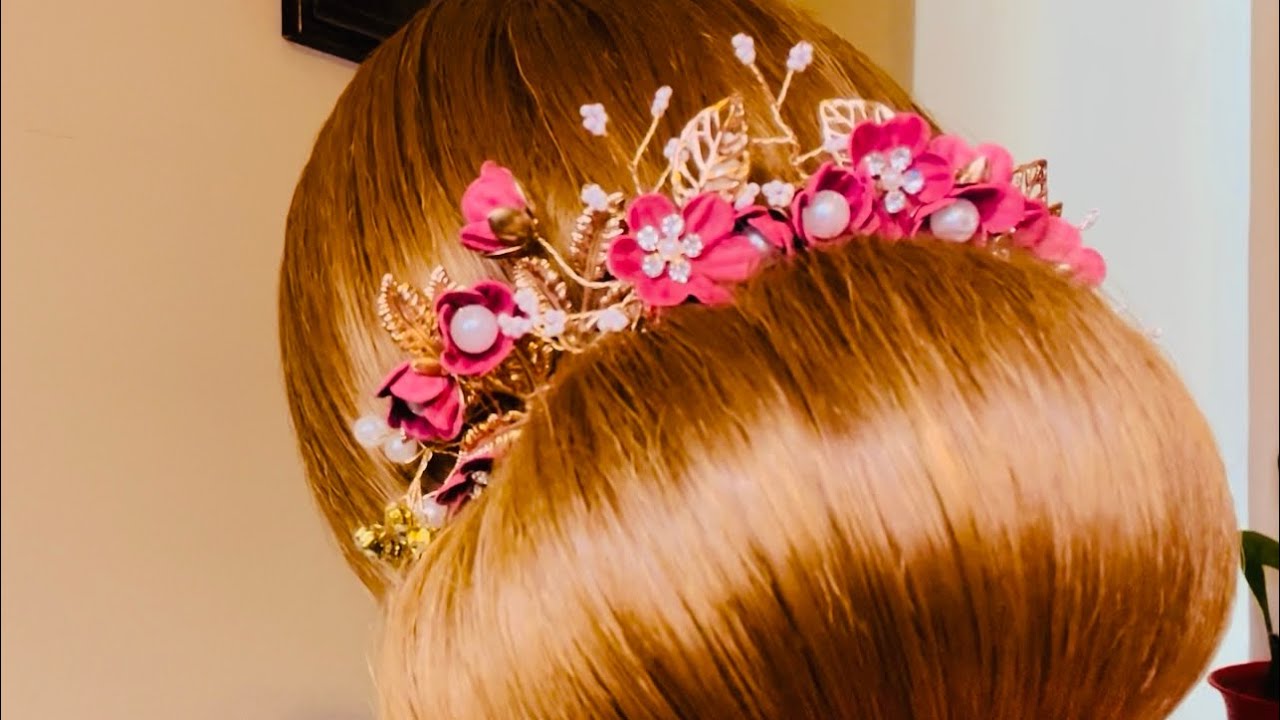 DIFFERENT UP DO HAIRSTYLE/ SIMPLE AND BEAUTIFUL HAIR DESIGN WITH ...