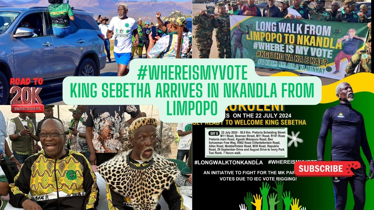 63 year old King Sebetha walks from Limpopo to Nkandla to ignite # ...