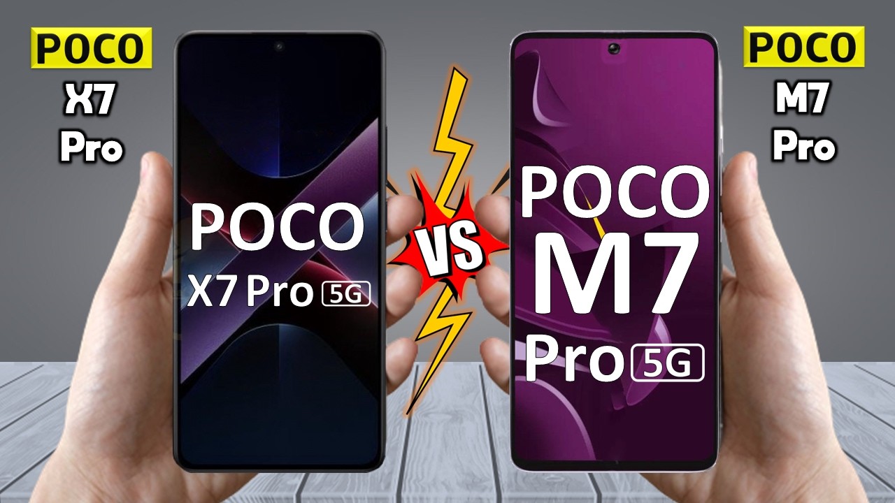 Poco X7 Pro 5G Vs Poco M7 pro 5G - Full Comparison 🔥 Techvs - YouTube