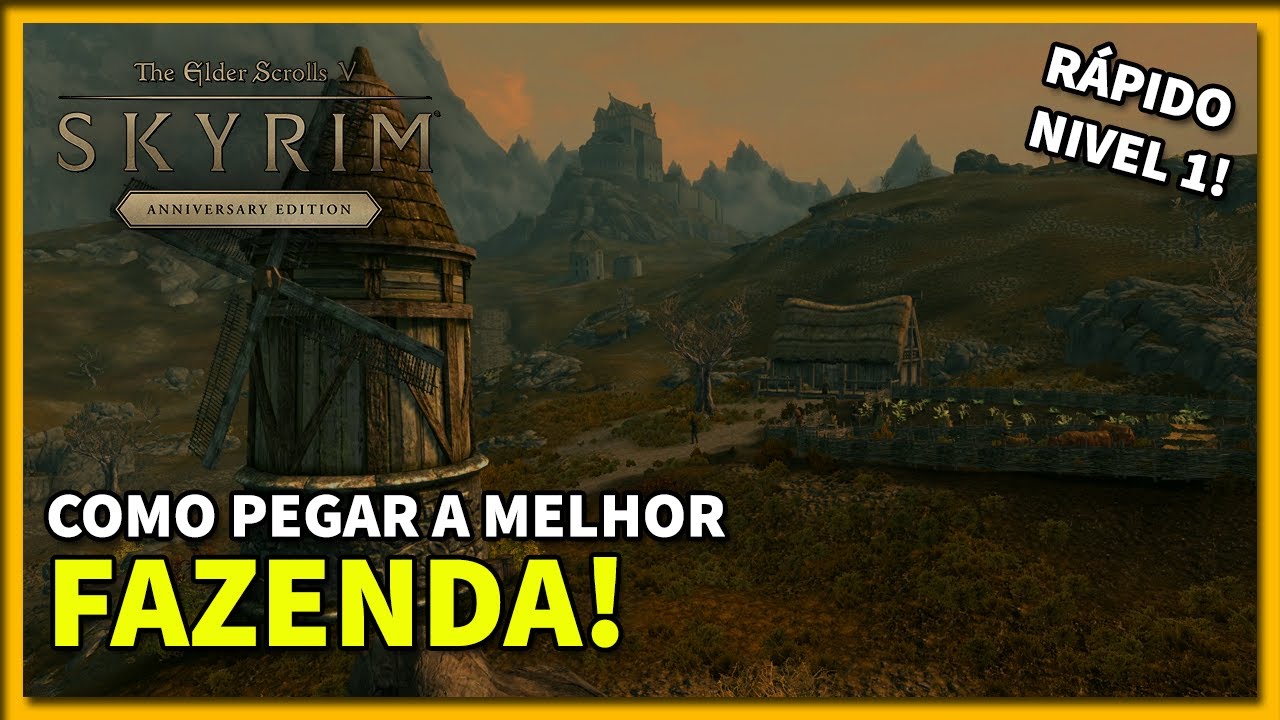 Como conseguir a melhor fazenda! Farm de plantas - Skyrim Anniversary ...