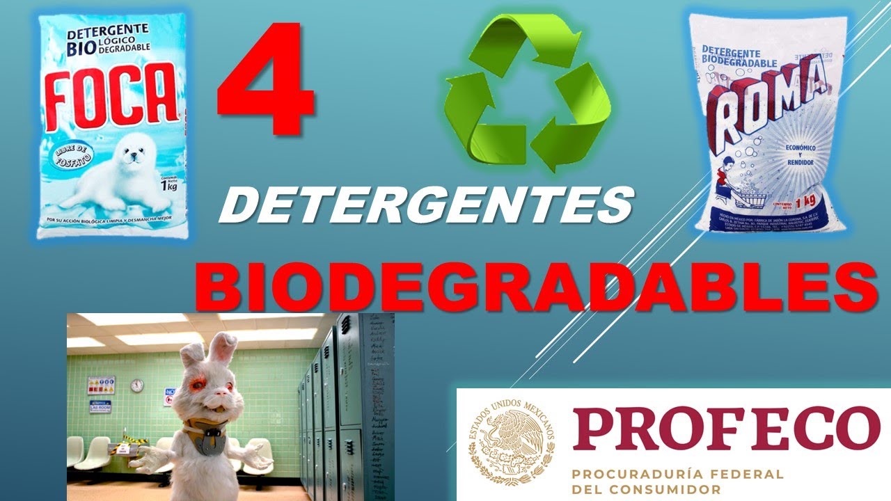 Los 4 mejores detergentes BIODEGRADABLES - YouTube
