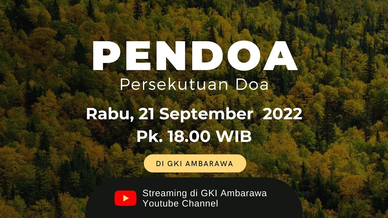 Pendoa | 21 September 2022 - YouTube