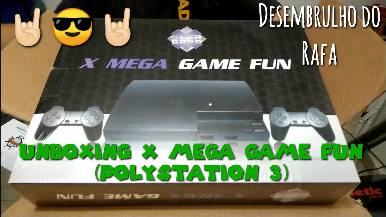 X Mega Game Fun (Polystation 3) - unboxing + gameplay - YouTube