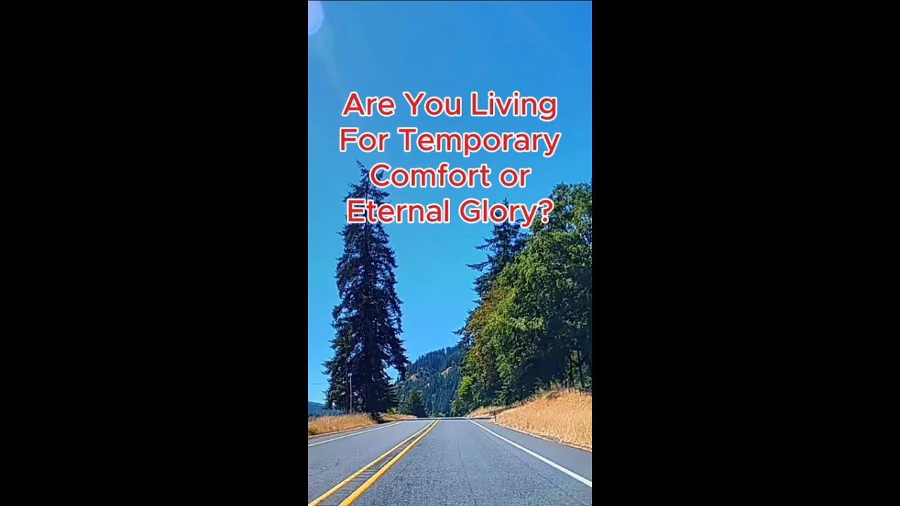Eternal Perspective - Trading Temporary Comfort for Eternal Glory - YouTube