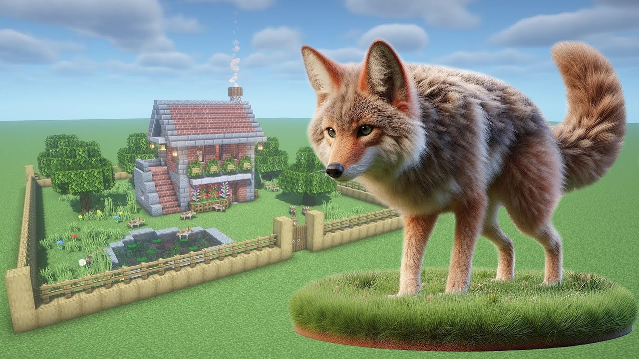 How To Make a Coyote Farm in Minecraft PE - YouTube