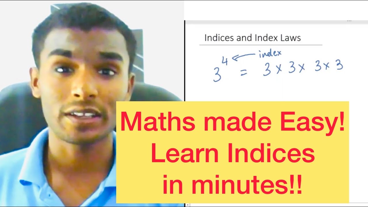 Maths Made Easy: Learn Indices in Minutes! - YouTube