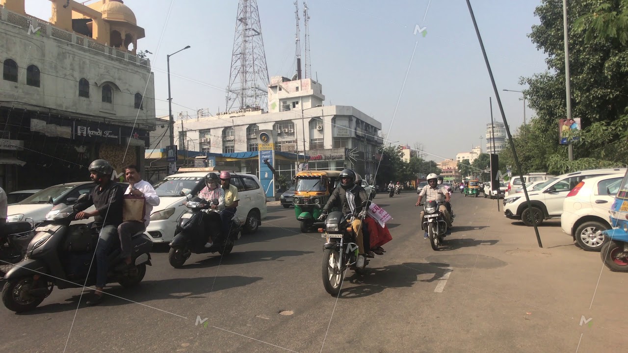 Jaipur, India - November 03, 2019: dense traffic on a city street - YouTube
