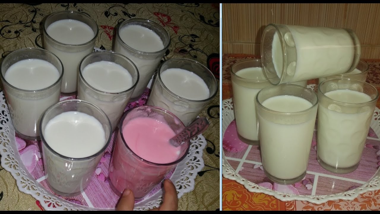 الرايب ديال المحلبات بمكونات بسيطة و بطريقة ناجحة و سهل التحضير raib ...