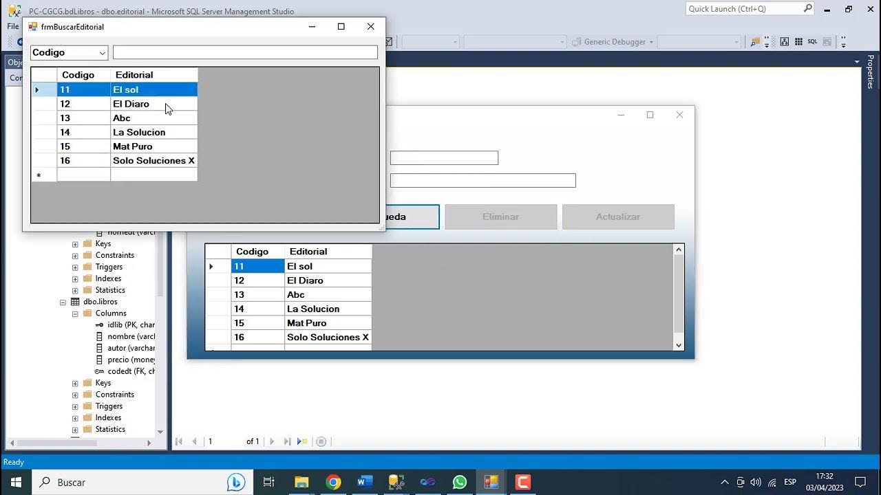 PROGRAMA EN C# Y SQL SERVER. - YouTube