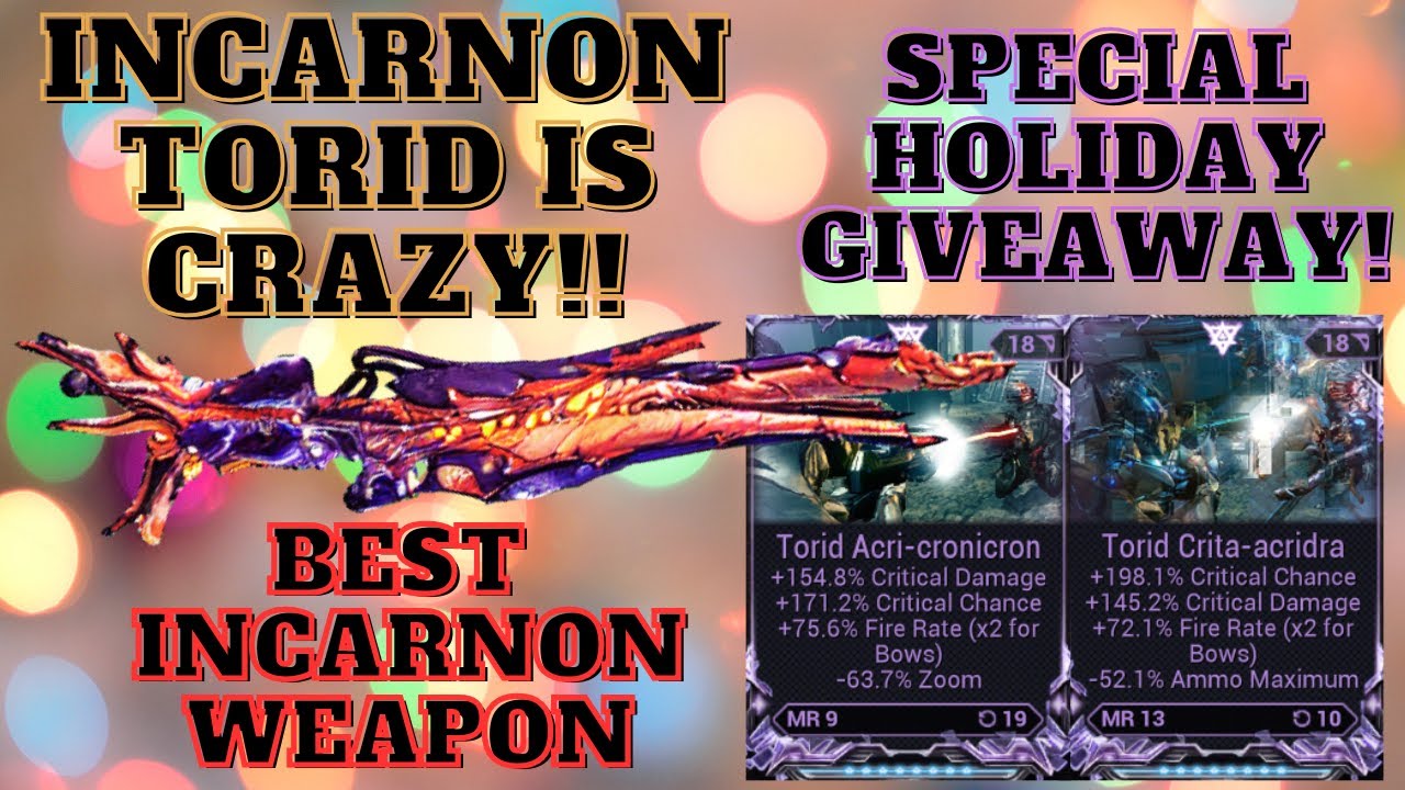 This Warframe Incarnon Torid Build with Riven Is BROKEN !! - YouTube