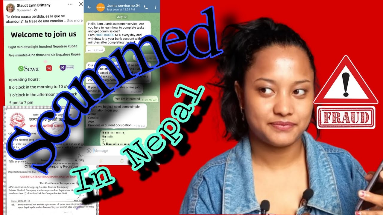 Big scammed in Nepal 🇳🇵😱Alert ⚠️ 📢 |Jumia service no.04 |Facebook page ...