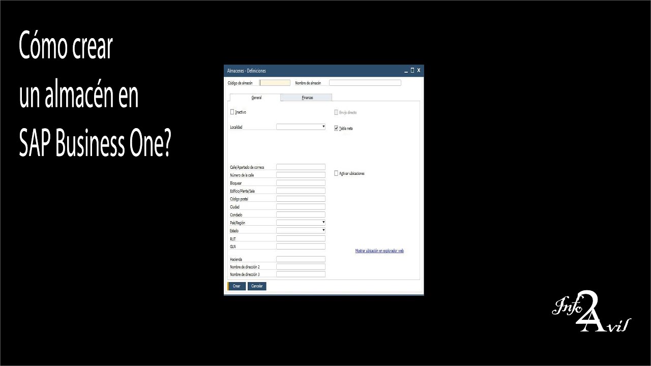 Cómo crear un almacén en SAP ? - YouTube