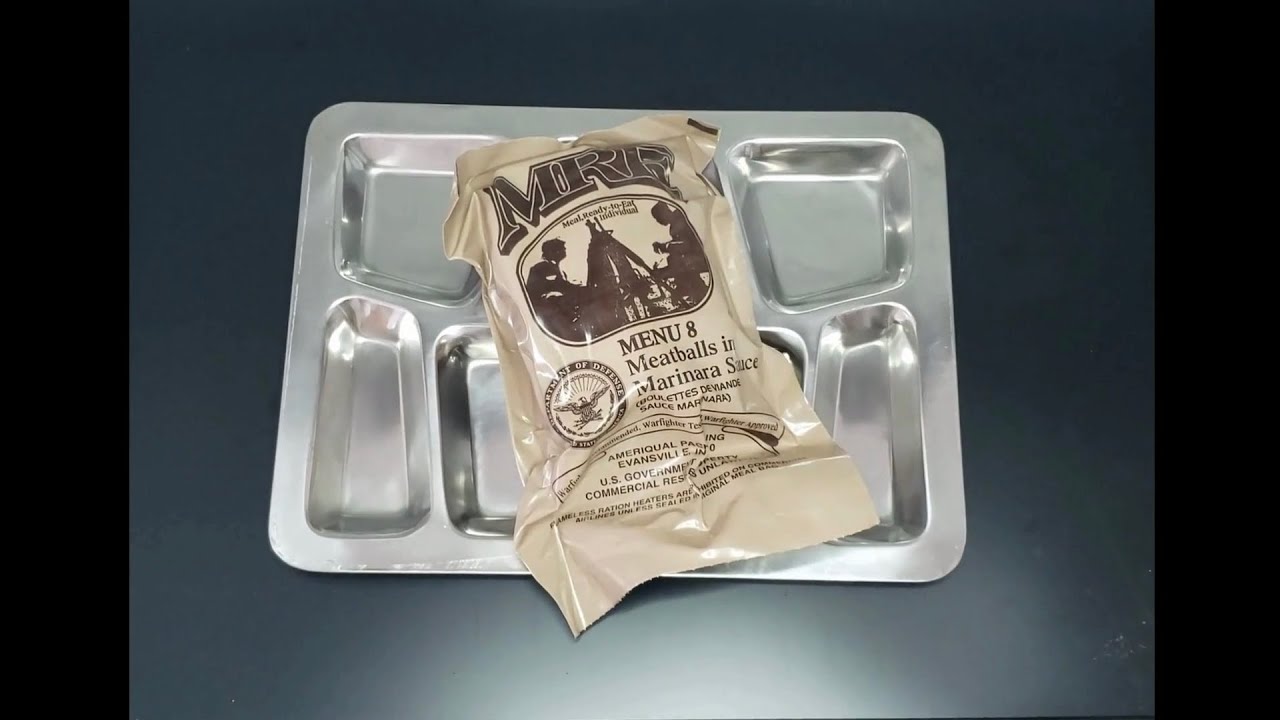 Inside MRE Menu 8: Meatballs in Marinara – What's It Really Like? - YouTube