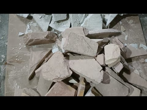 Soft shale stone cleaning video#satisfying#Earthy - YouTube