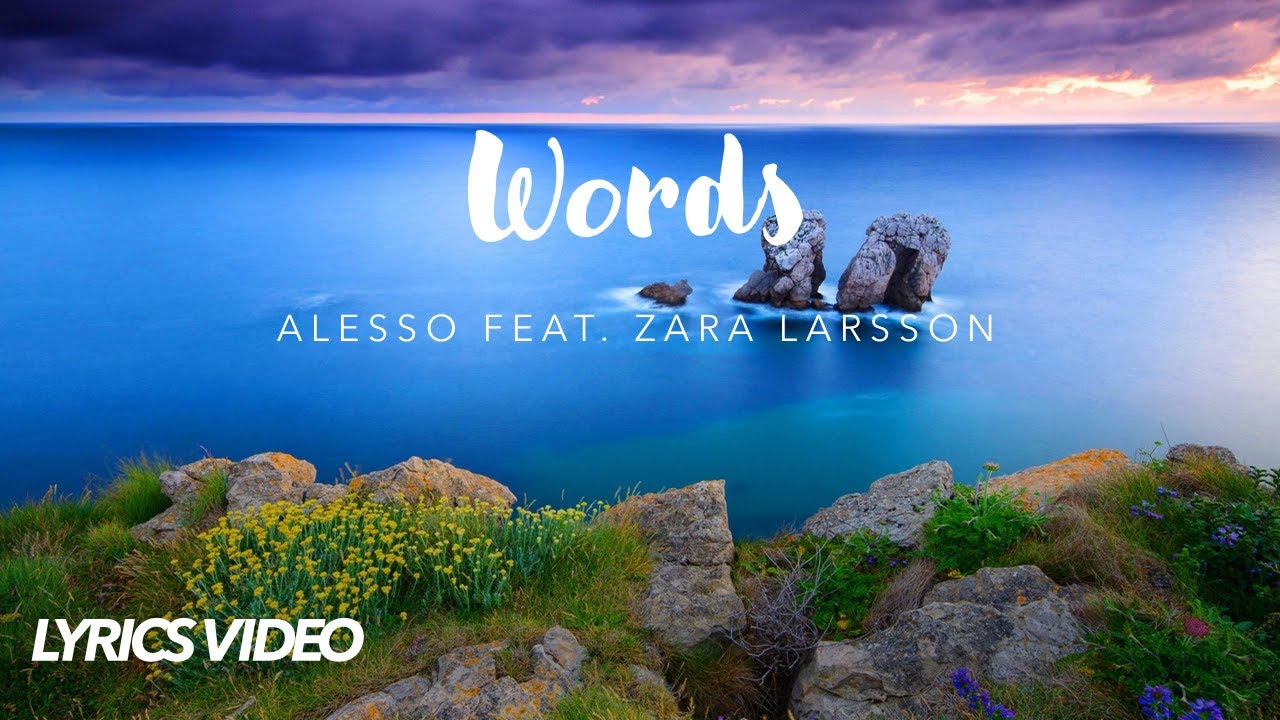 Words (feat. Zara Larsson) Lyrics Video #lyrics #singer #music - YouTube