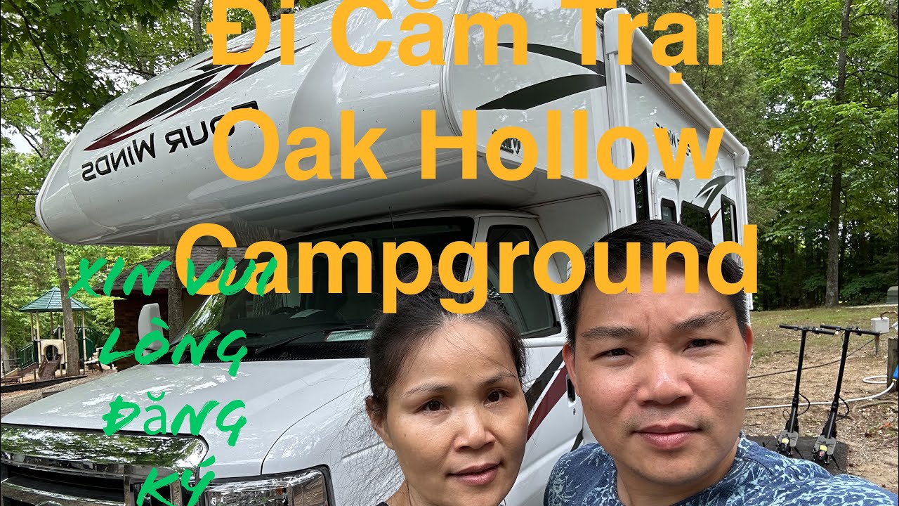Camping at Oak Hollow Campground in High Point, NC - YouTube