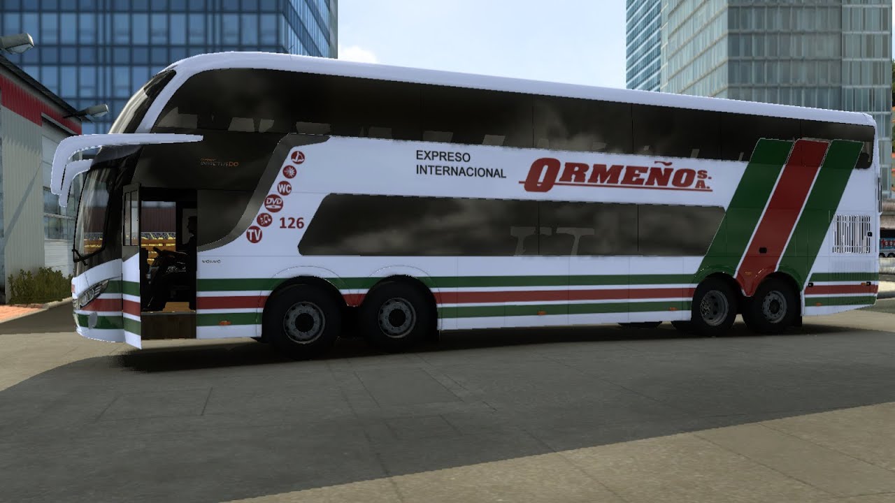 simulador de ônibus realista comil DD sp x lima com a ormeño mod bus ...