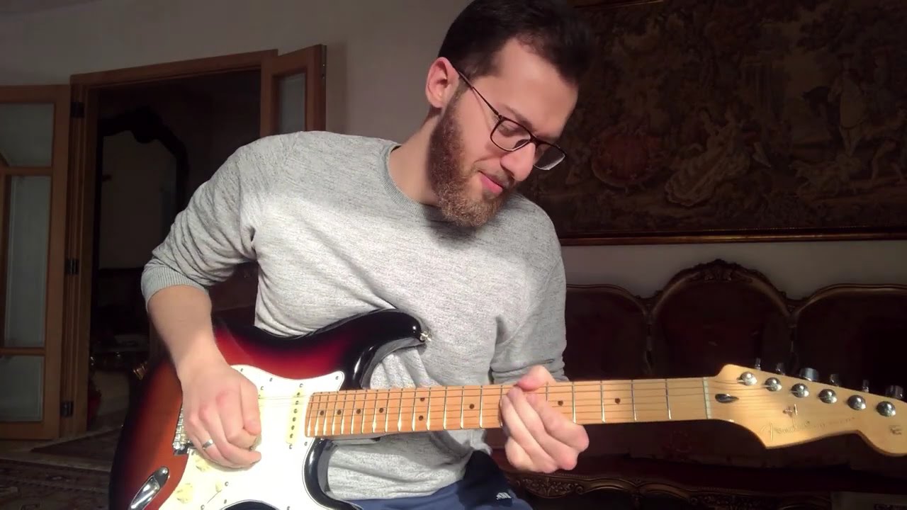 Playing on a Fender player Stratocaster - YouTube