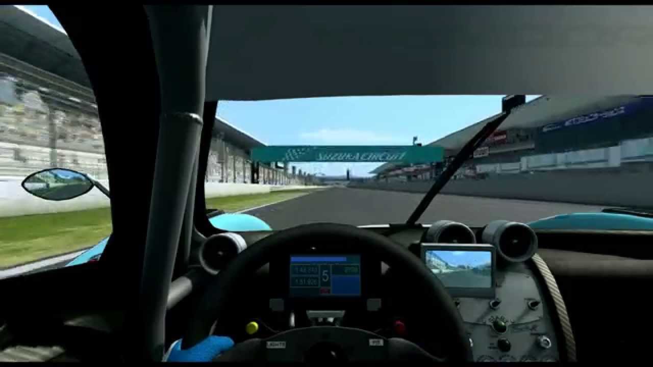 R3E - Pagani Zonda R @ Suzuka Circuit - YouTube