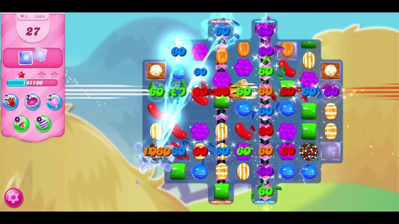 Candy Crush Saga Level 1804 - YouTube