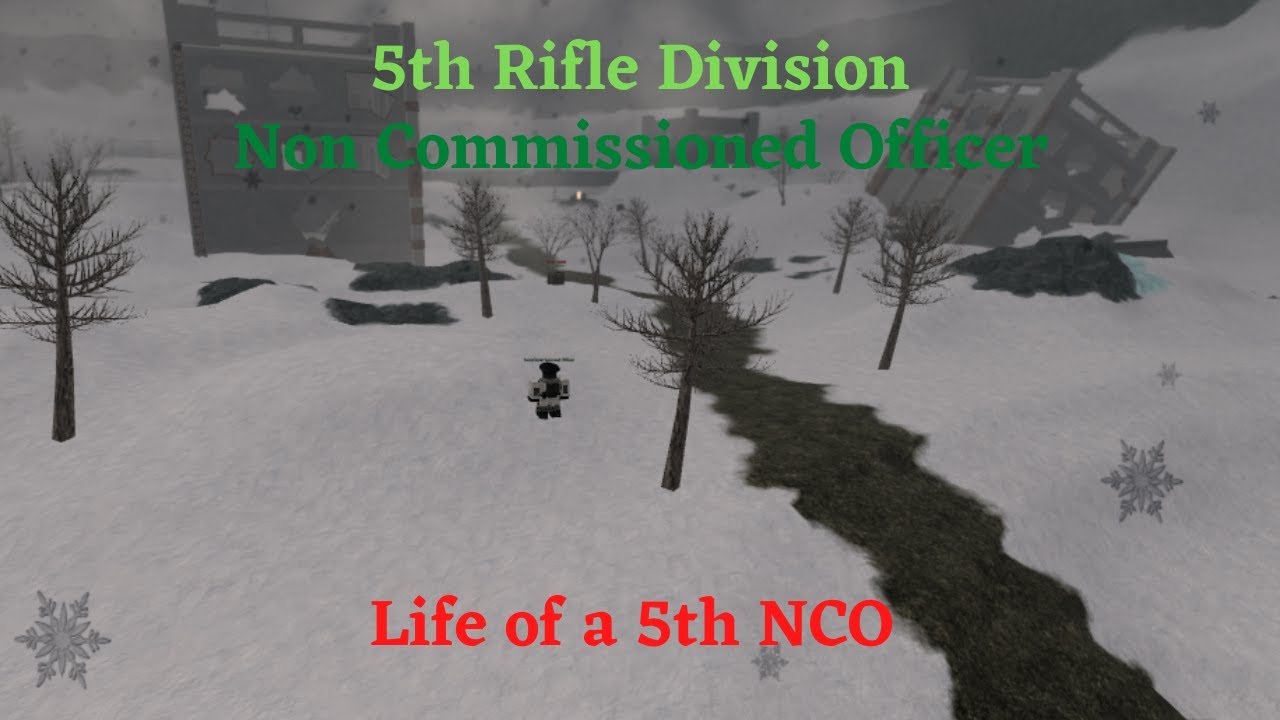 Life of a 5th Non Commissioned Officer - TSU [ROBLOX] - YouTube