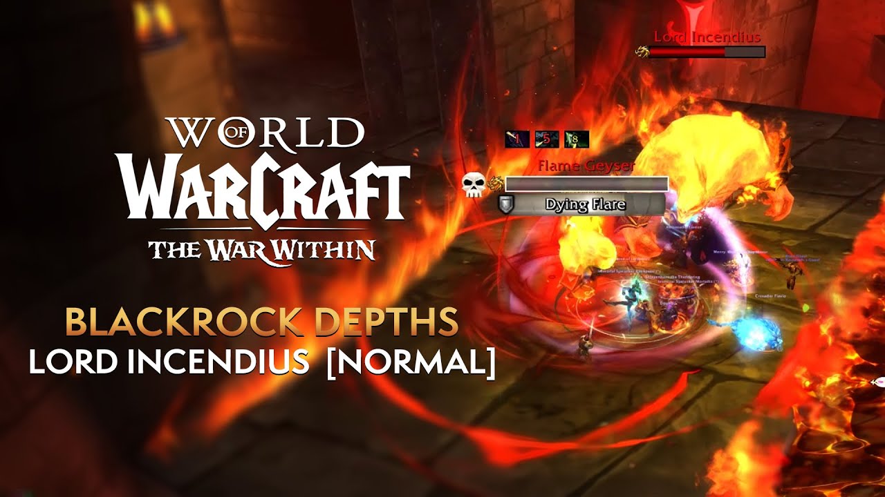 Lord Incendius - Blackrock Depths Raid [Normal] | Patch 11.0.5 - YouTube