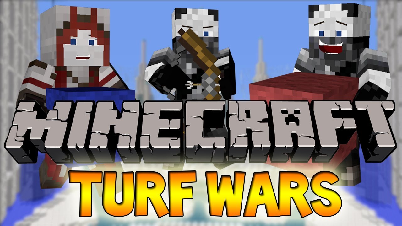MINECRAFT MINI-GAME - TURF WARS w/ Serventor - YouTube