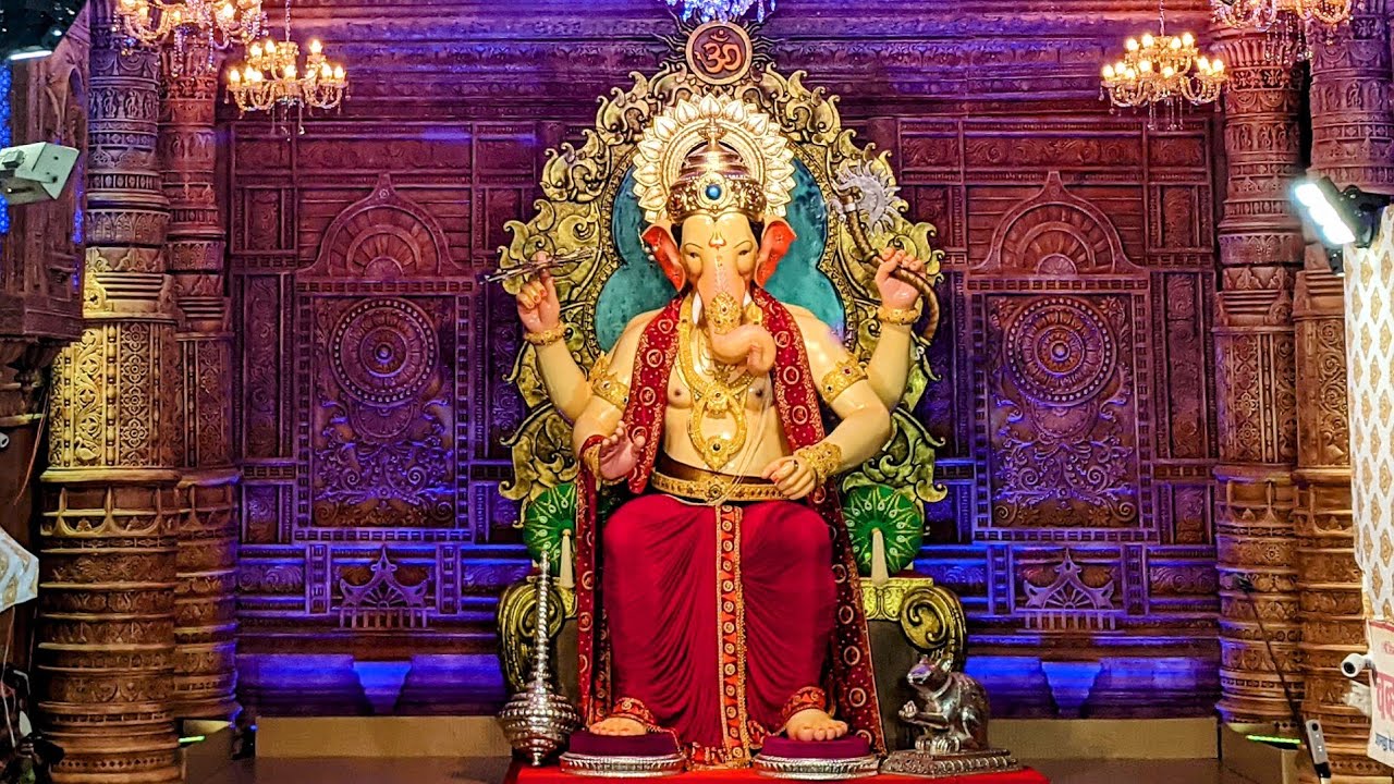 First Look Lalbaugcha Raja 2022 | प्रथम दर्शन लालबागचा राजा २०२२ | 4k ...