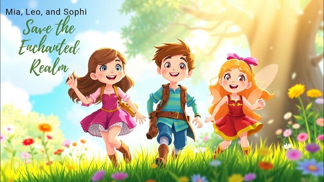 Magical Fairy Tale Adventure: Mia, Leo, and Sophie Save the Enchanted ...